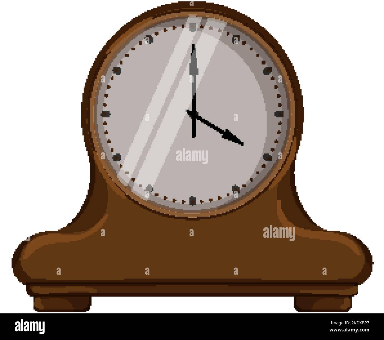 old clock vintage cartoon vector illustration Stock Vector Image & Art ...