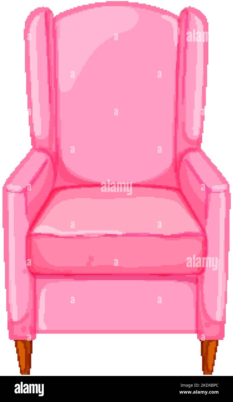 empty armchair chair cartoon vector illustration Stock Vector Image ...