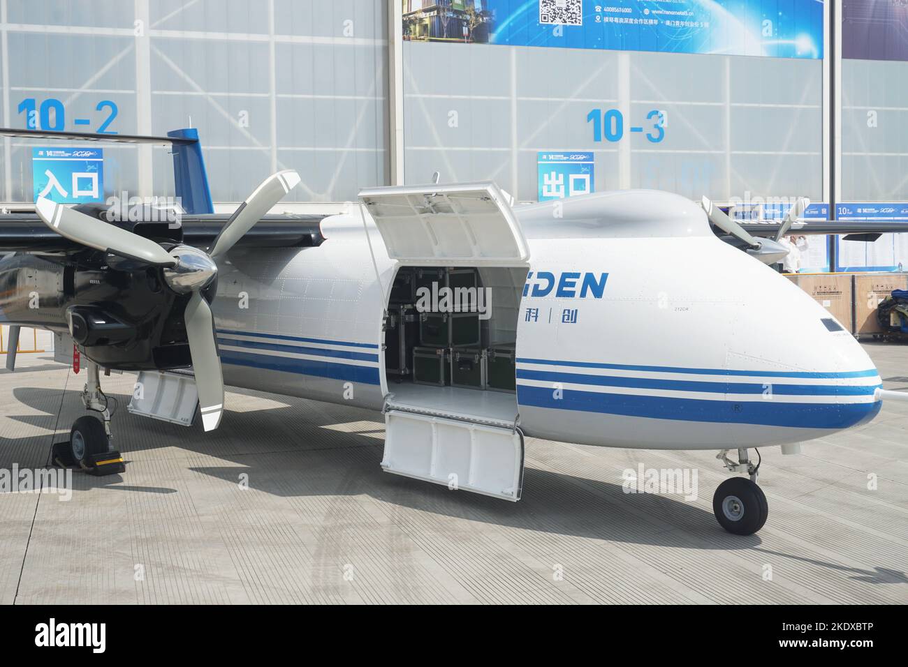 ZHUHAI, CHINA - NOVEMBER 9, 2022 - TWIN-TAILED SCORPION D UAV is seen ...