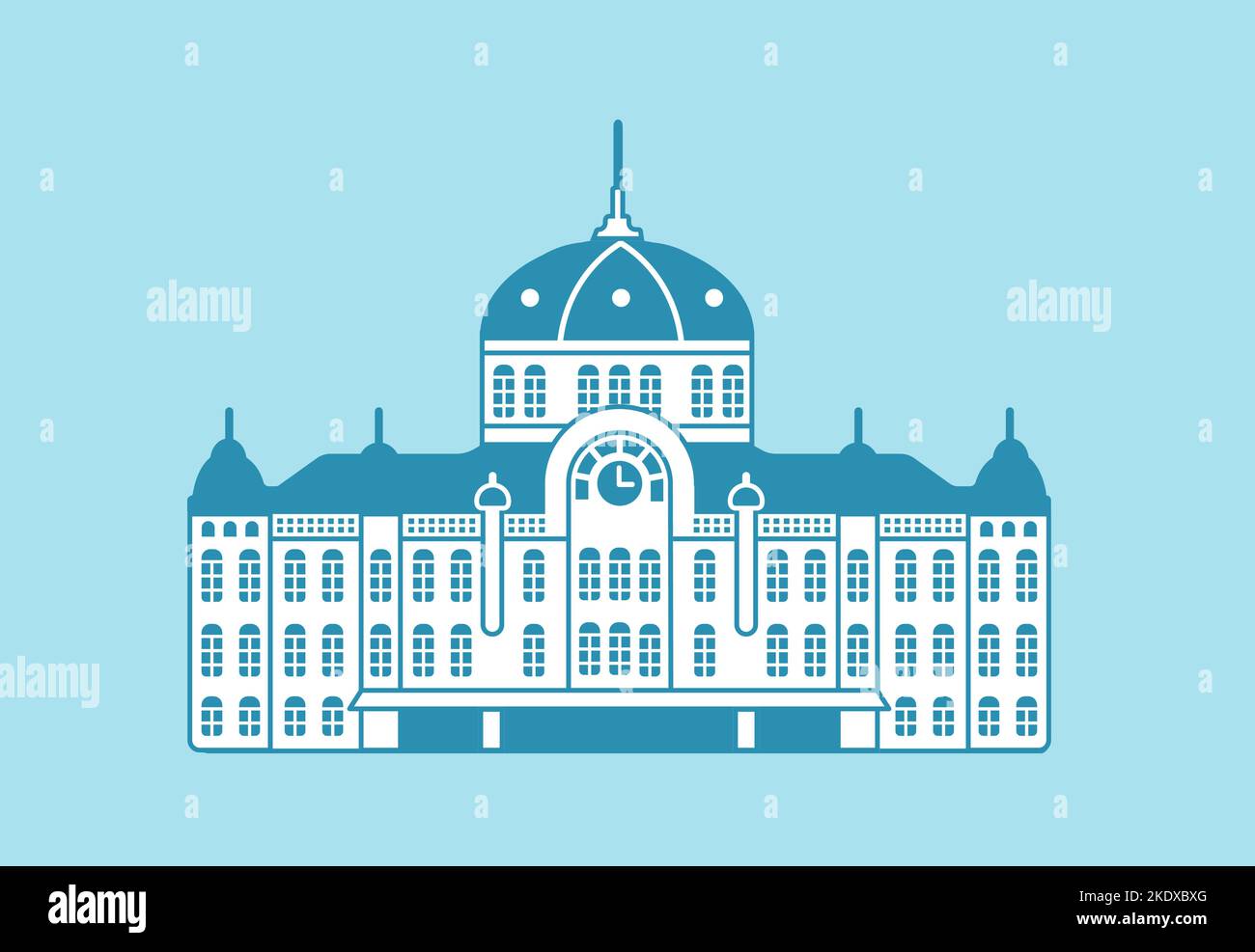 Tokyo station Stock Vector Images - Alamy