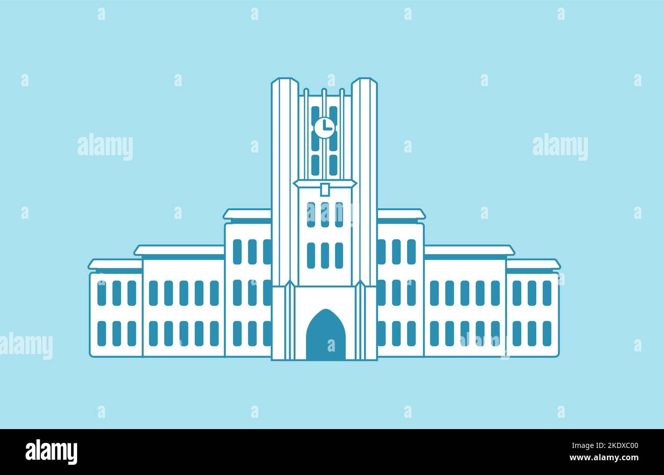 University Stock Vector Images - Alamy