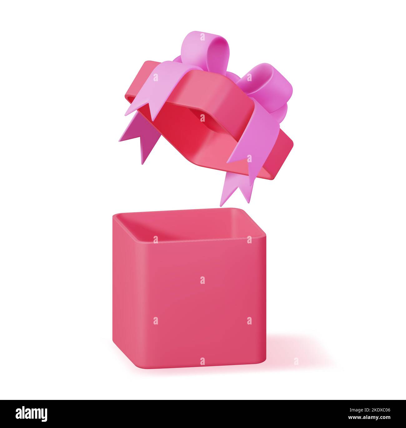 3D Open Gift Box Isolated Stock Vector Image & Art - Alamy