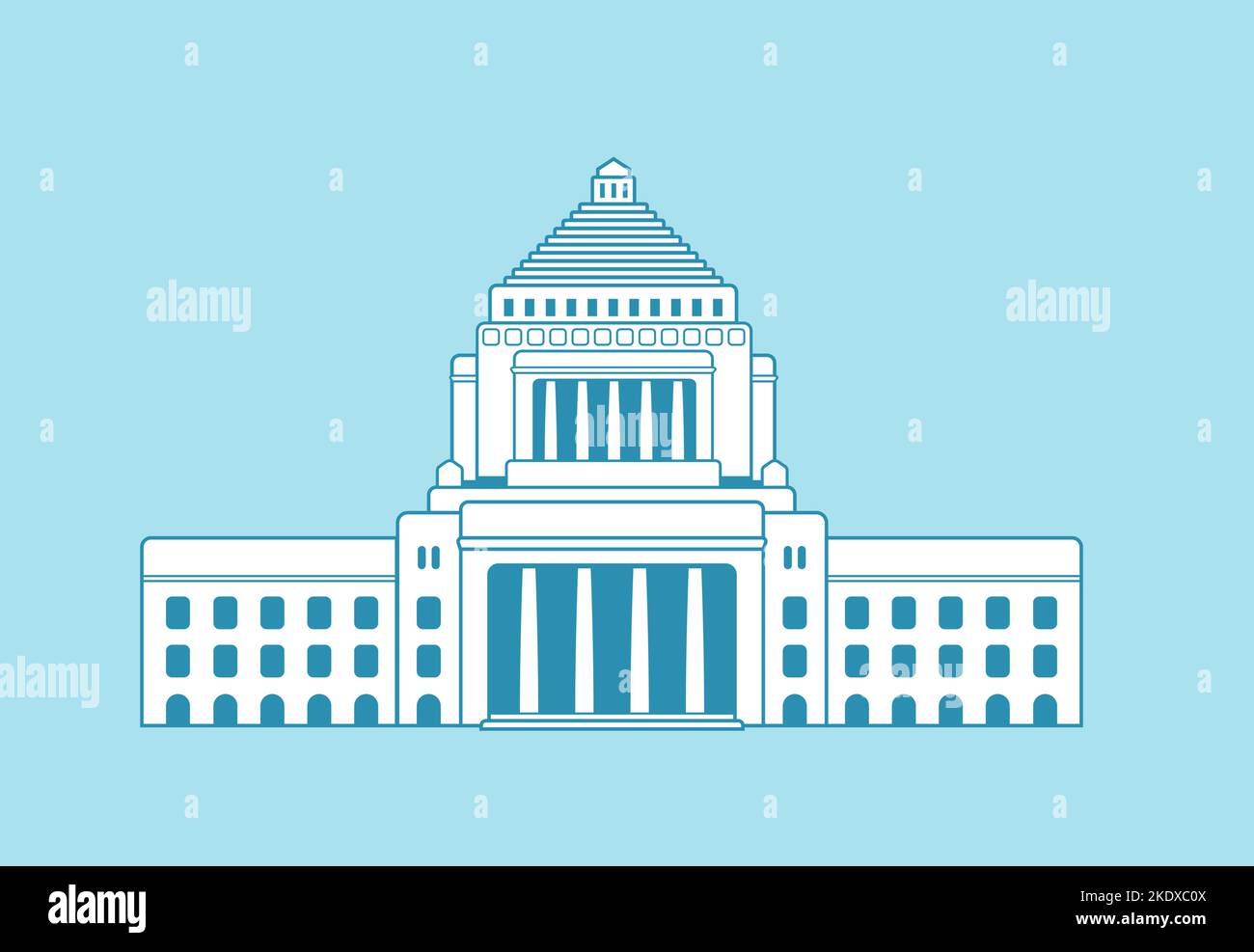 Japan building view Stock Vector Images - Alamy