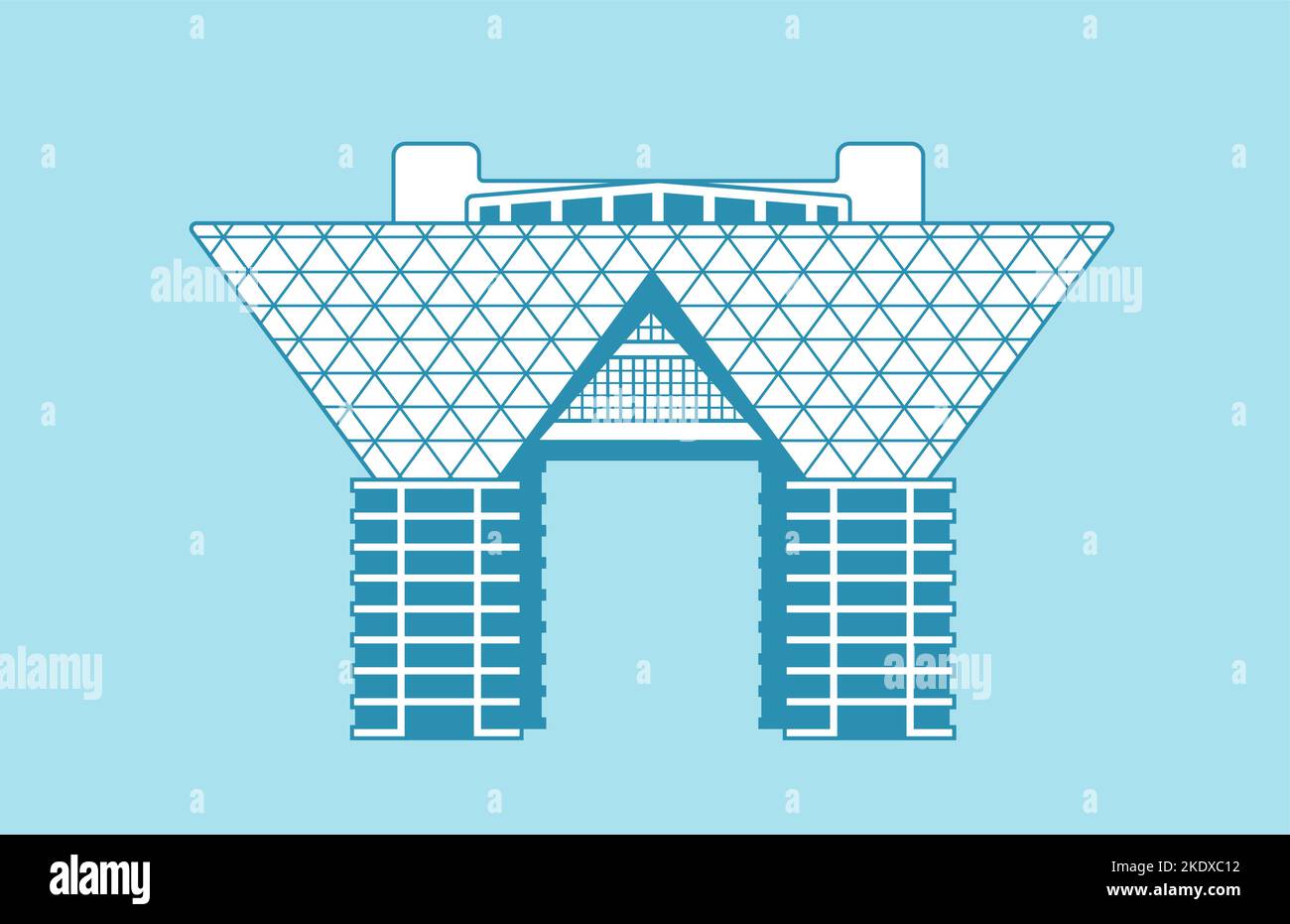 Construction big building Stock Vector Images - Alamy