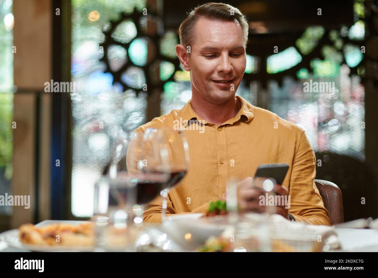 Blind man eating hi-res stock photography and images - Alamy