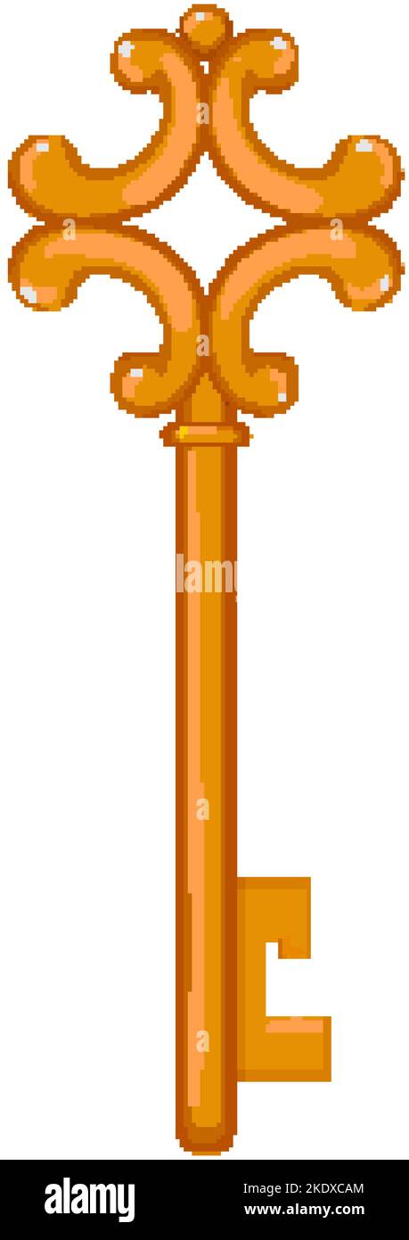 House Key Vintage Cartoon Vector Illustration Stock Vector Image And Art Alamy