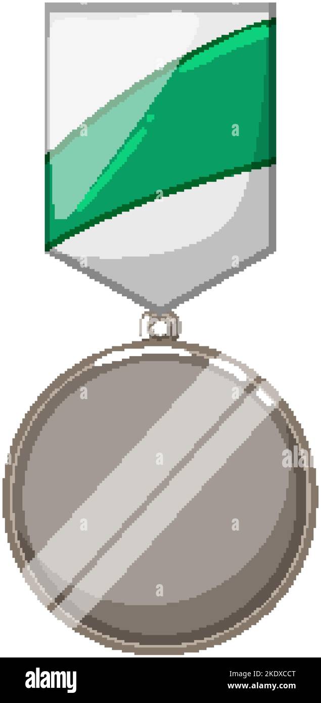 ribbon military medal cartoon vector illustration Stock Vector Image ...