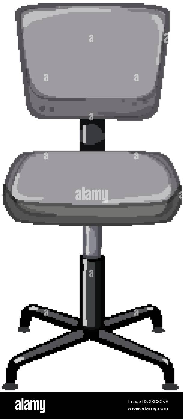 furnoture office chair cartoon vector illustration Stock Vector Image ...