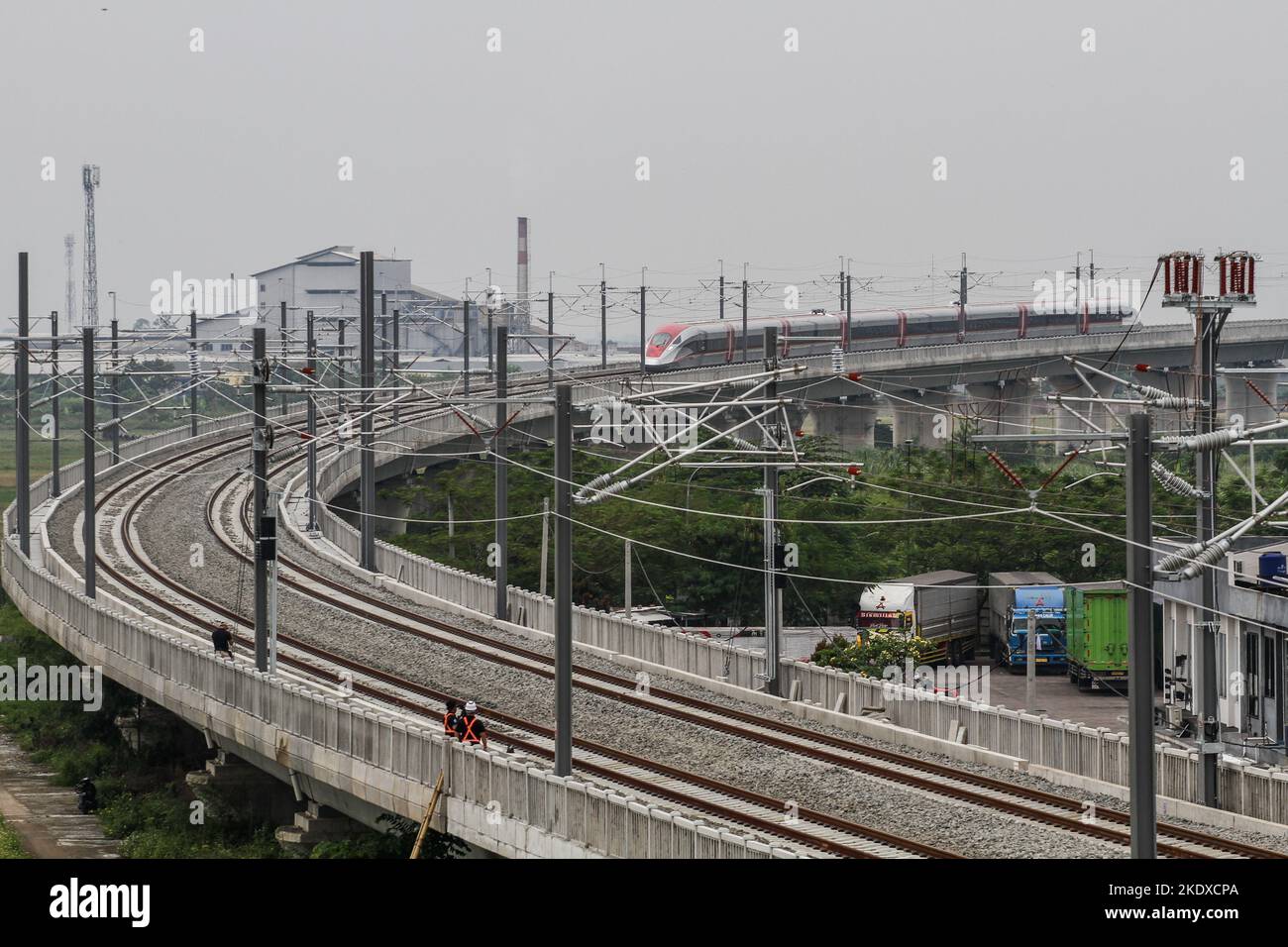 Bandung, West Java, Indonesia. 9th Nov, 2022. High Speed Train (KCJB ...