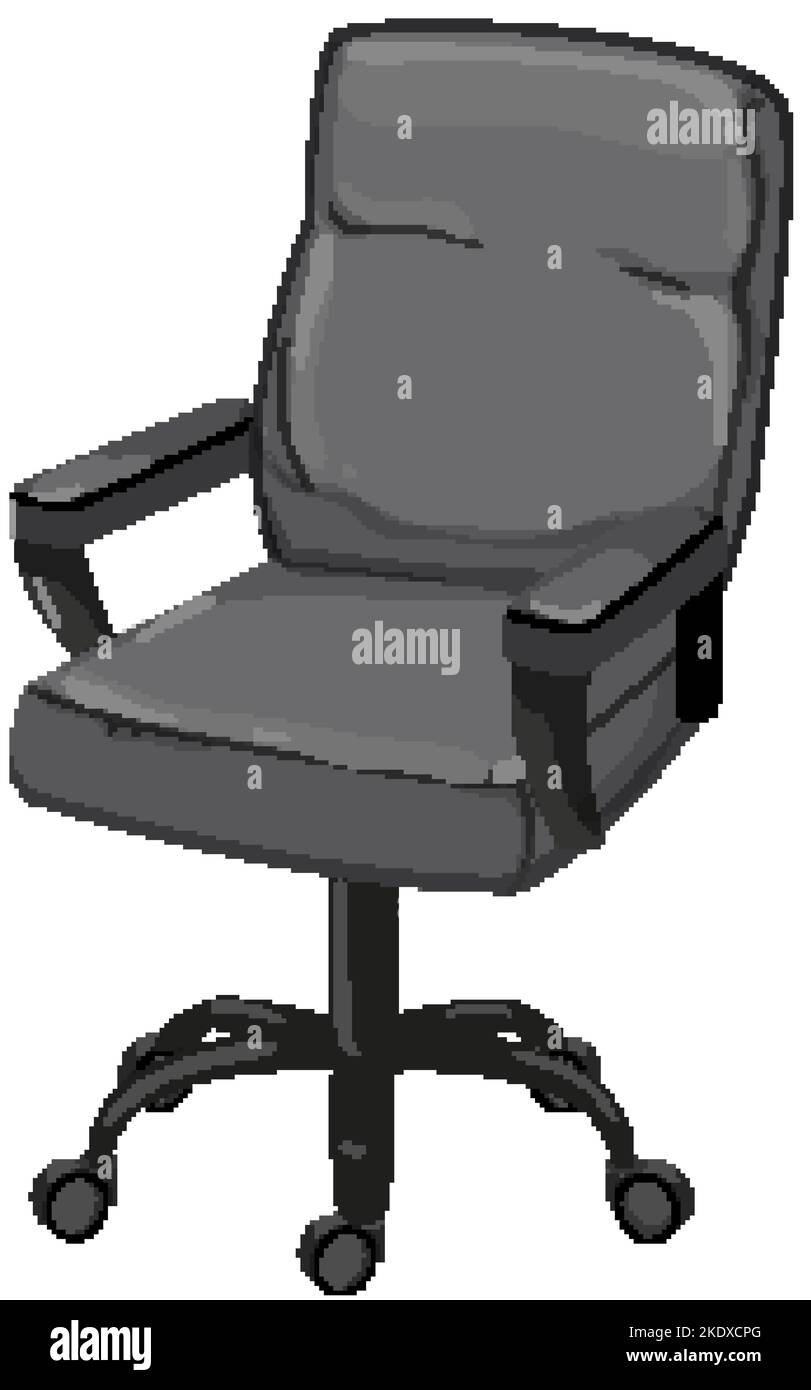 work office chair cartoon vector illustration Stock Vector Image & Art ...