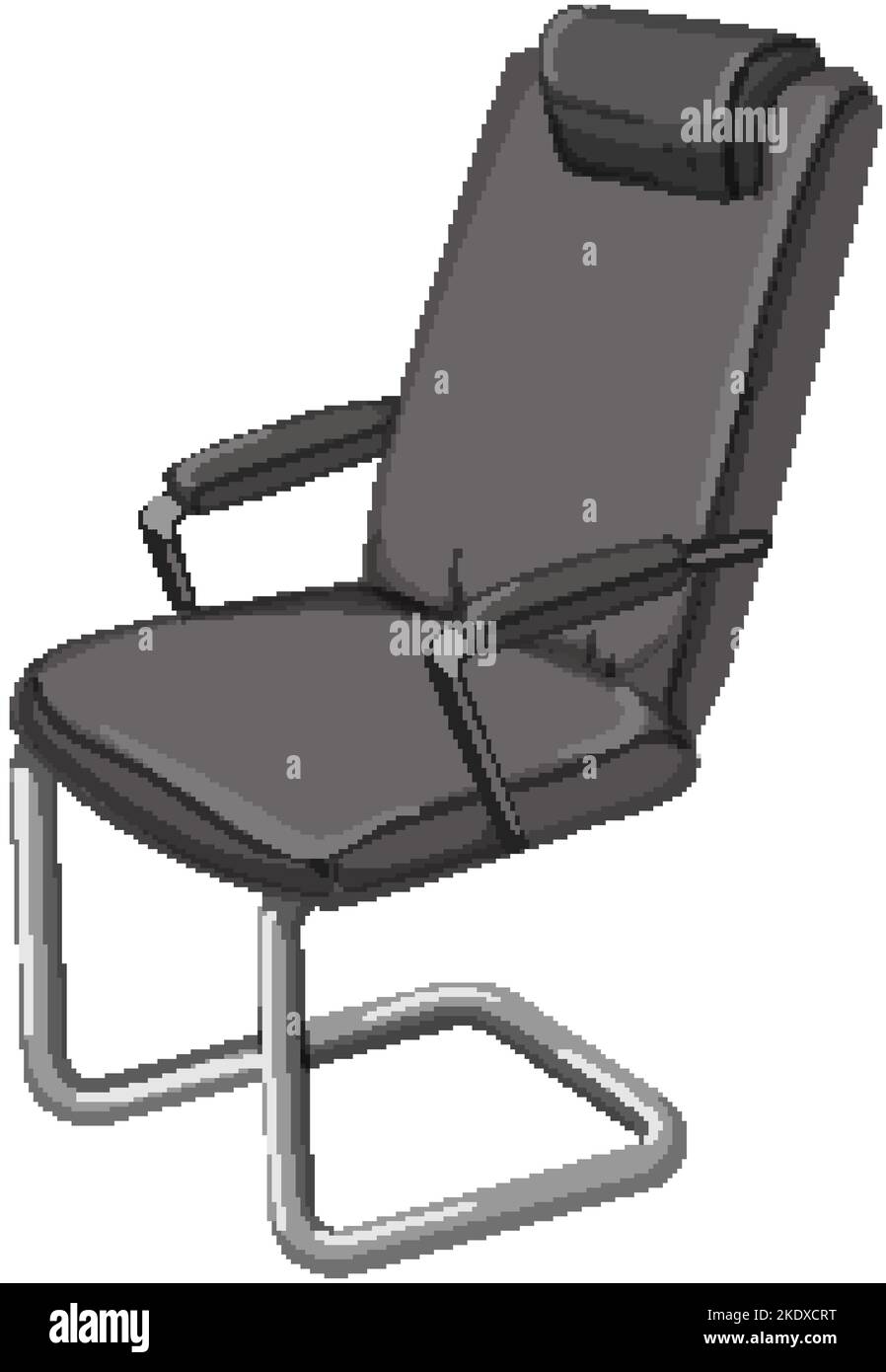 empty office chair cartoon vector illustration Stock Vector Image & Art ...