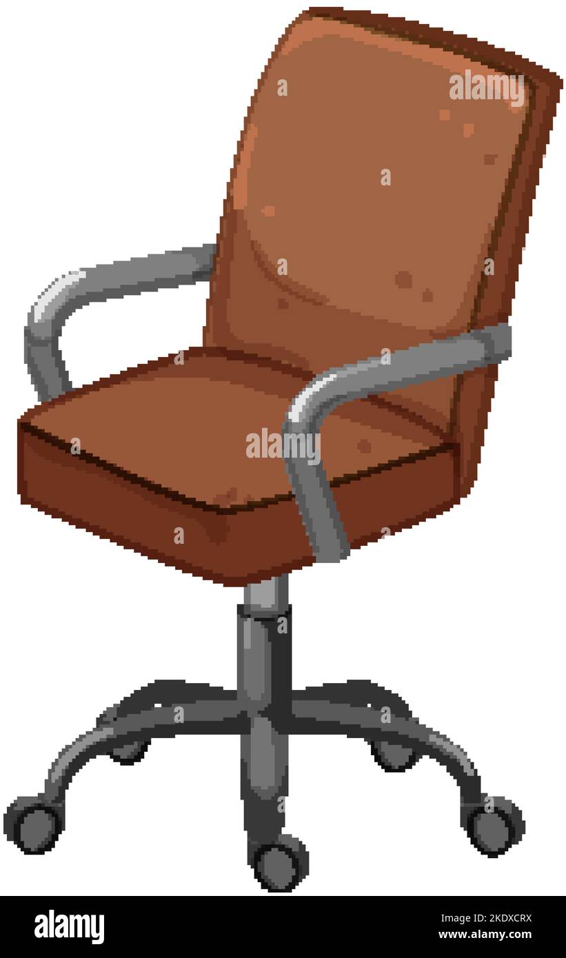 business office chair cartoon vector illustration Stock Vector Image ...