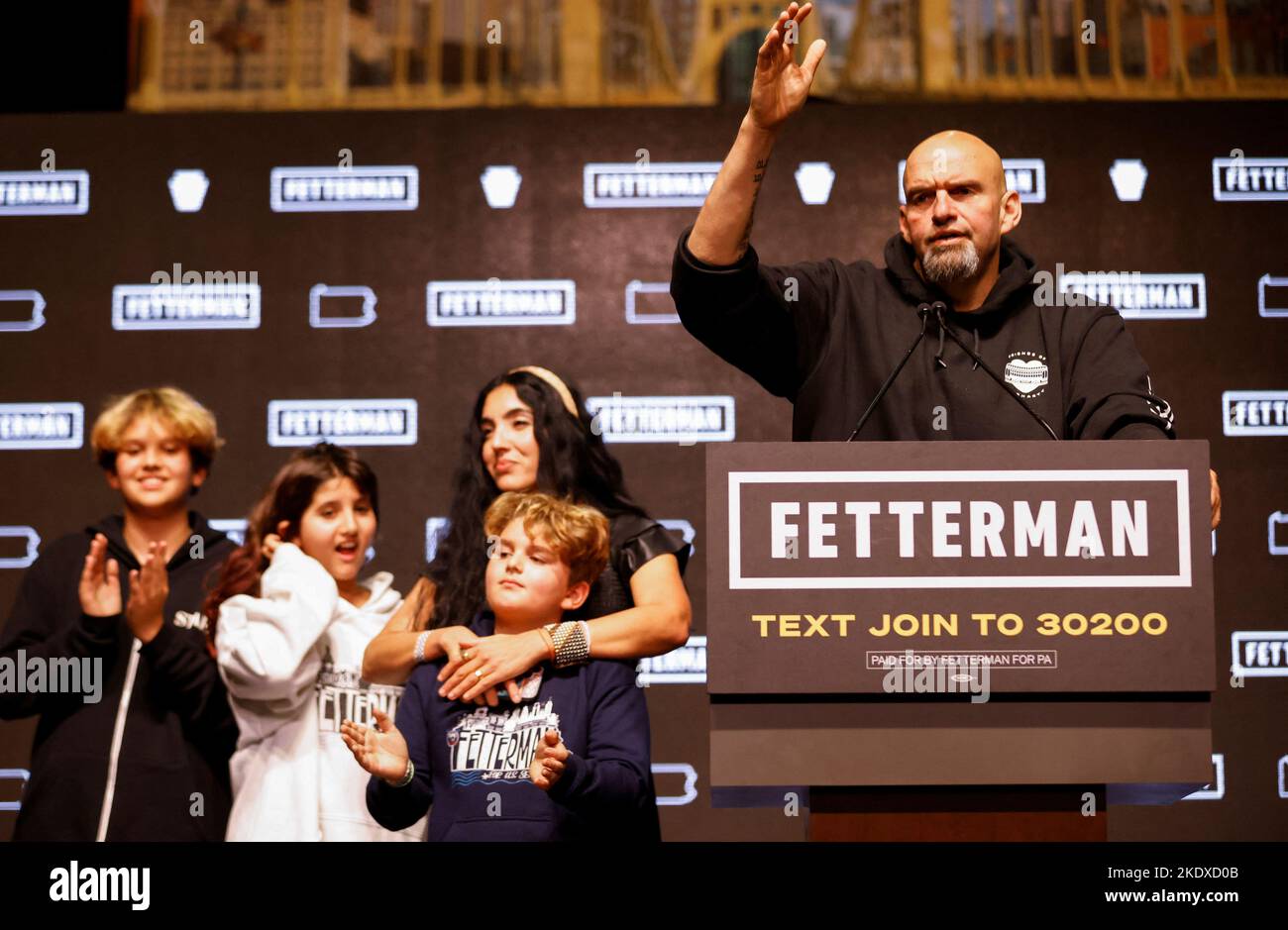 John fetterman election night hi-res stock photography and images - Alamy