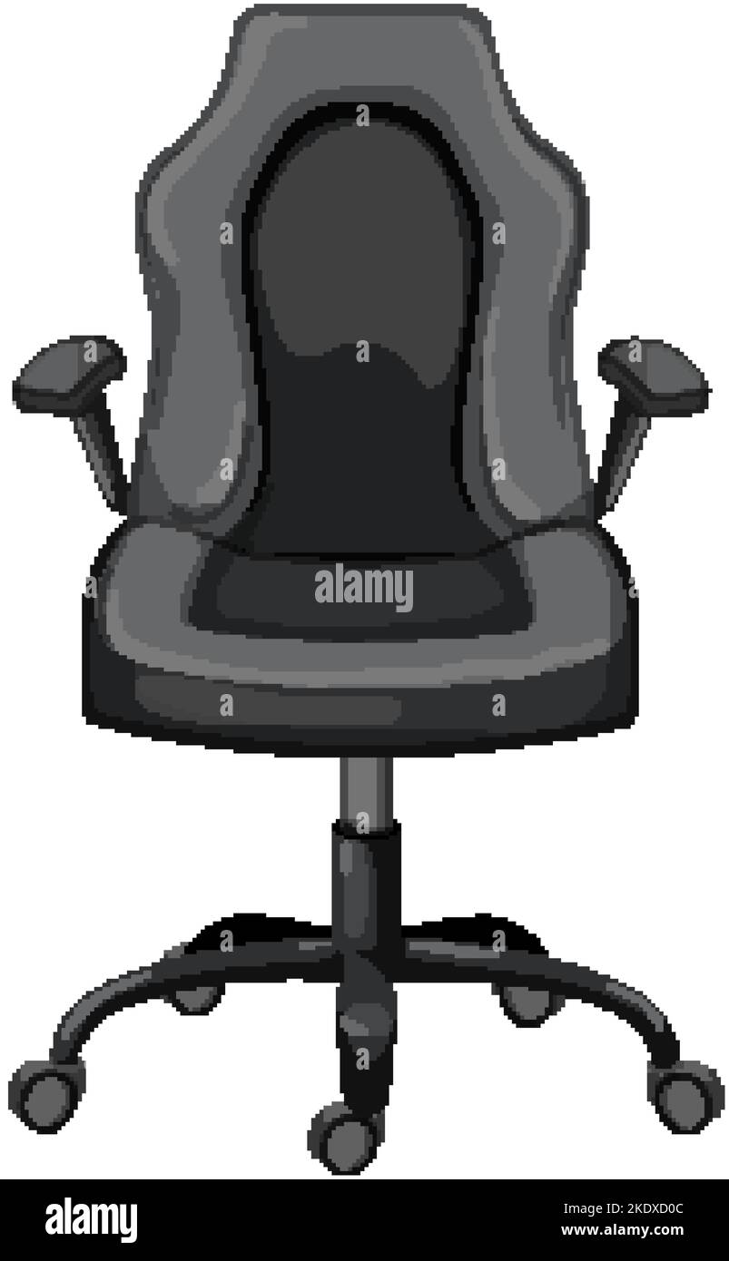 desk office chair cartoon vector illustration Stock Vector Image & Art ...