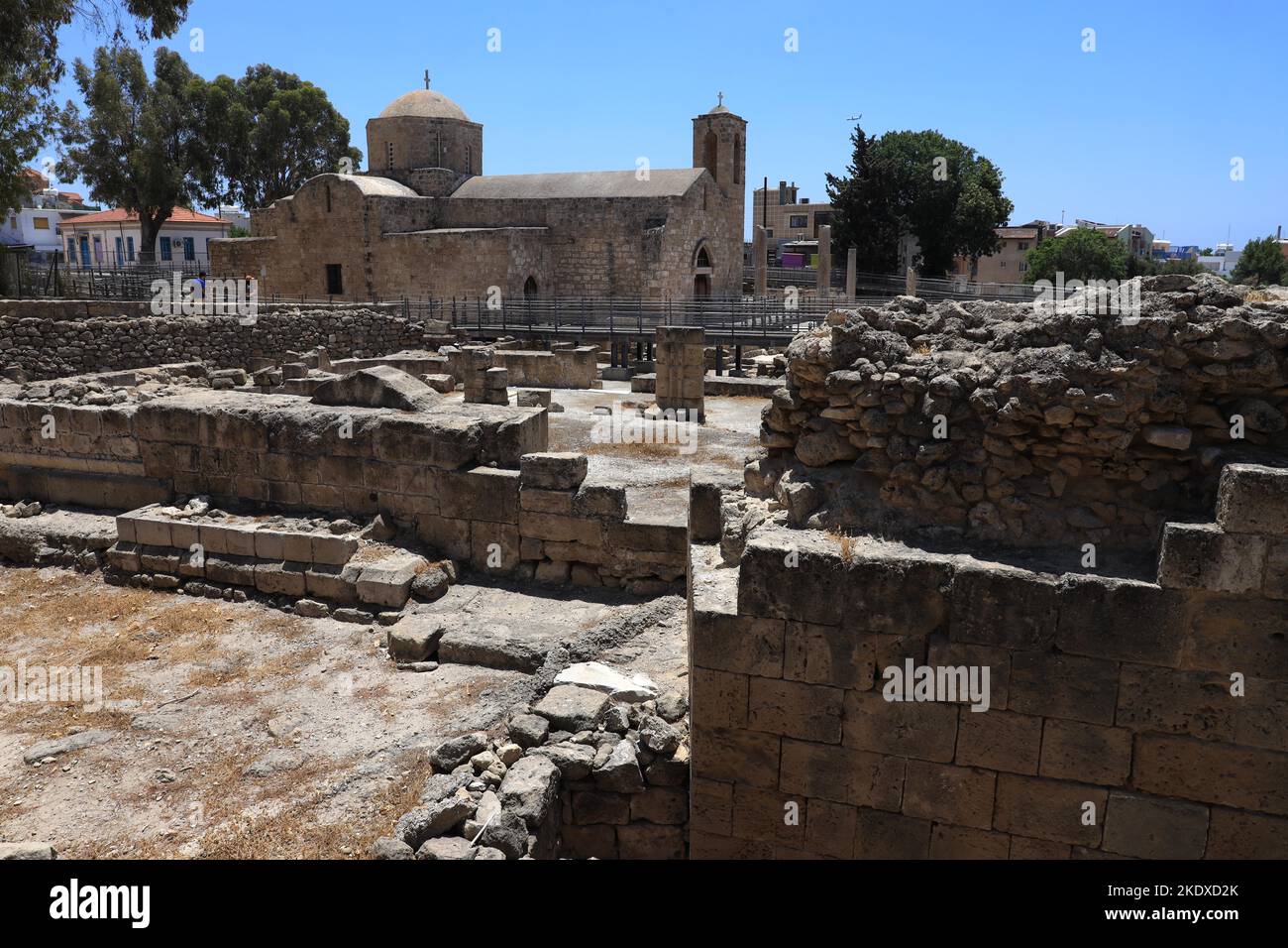 June 3, 2022, Pafos, Cyprus: This working church Panagia ...