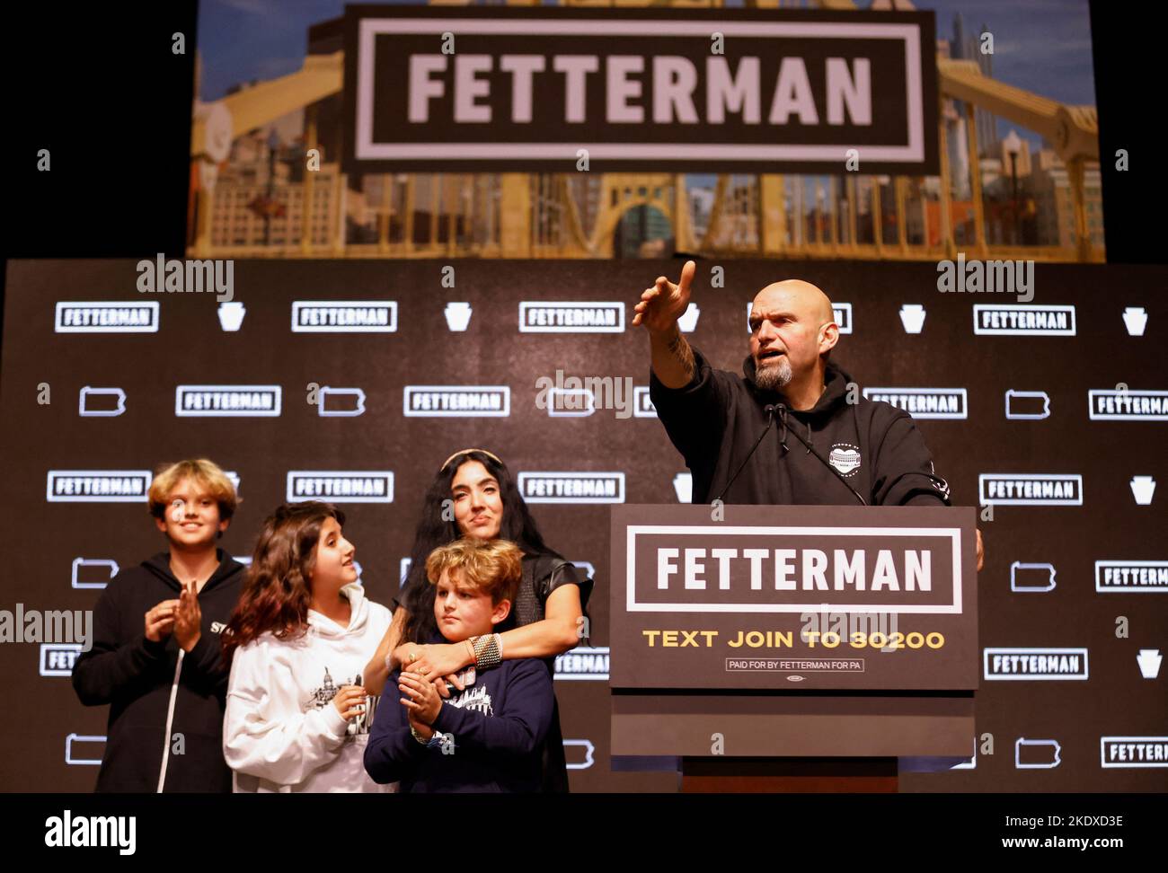 John fetterman election night hi-res stock photography and images - Alamy
