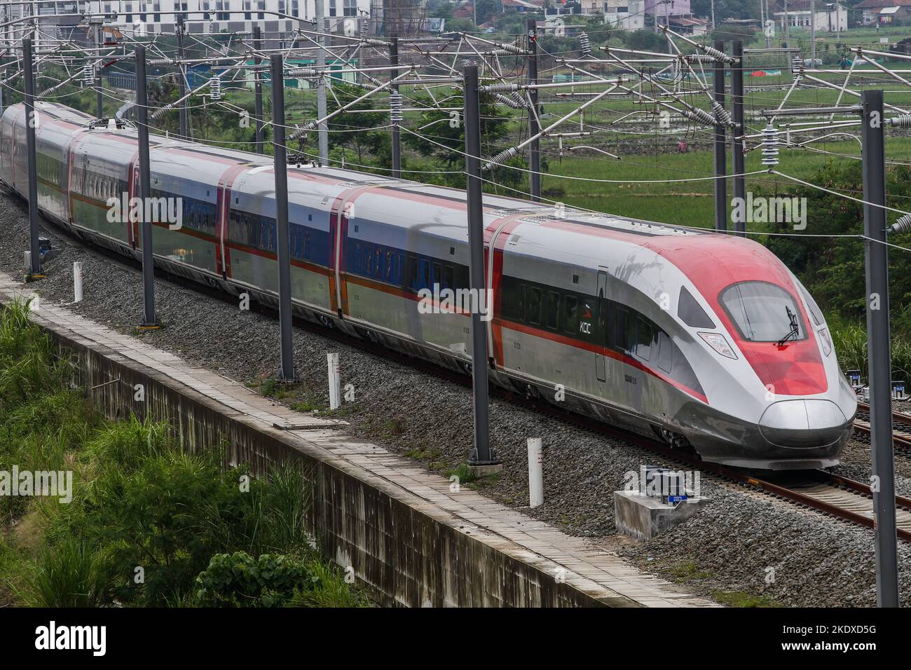 Bandung, West Java, Indonesia. 9th Nov, 2022. High Speed Train (KCJB ...