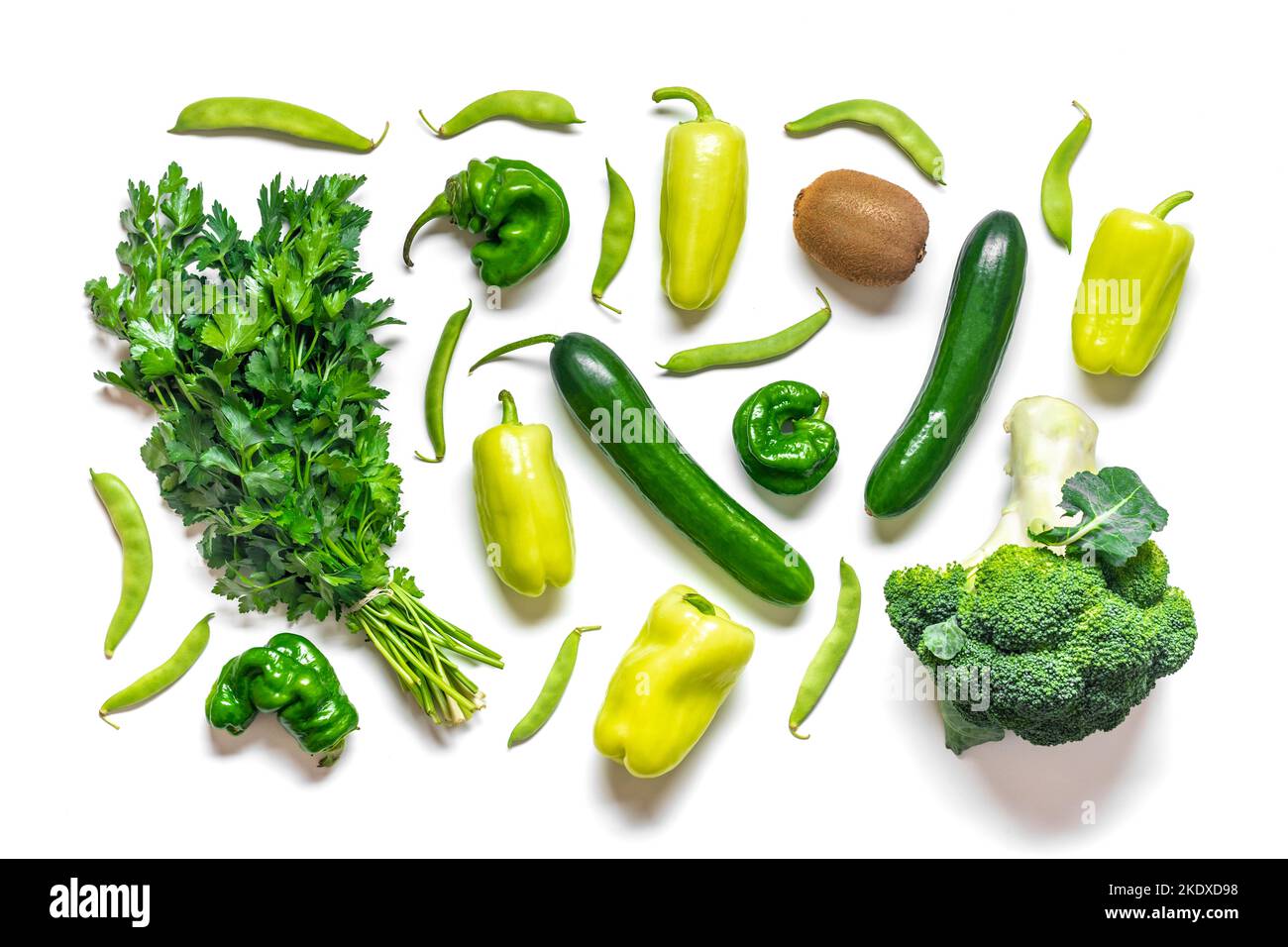 Garden veg collection Cut Out Stock Images & Pictures - Alamy