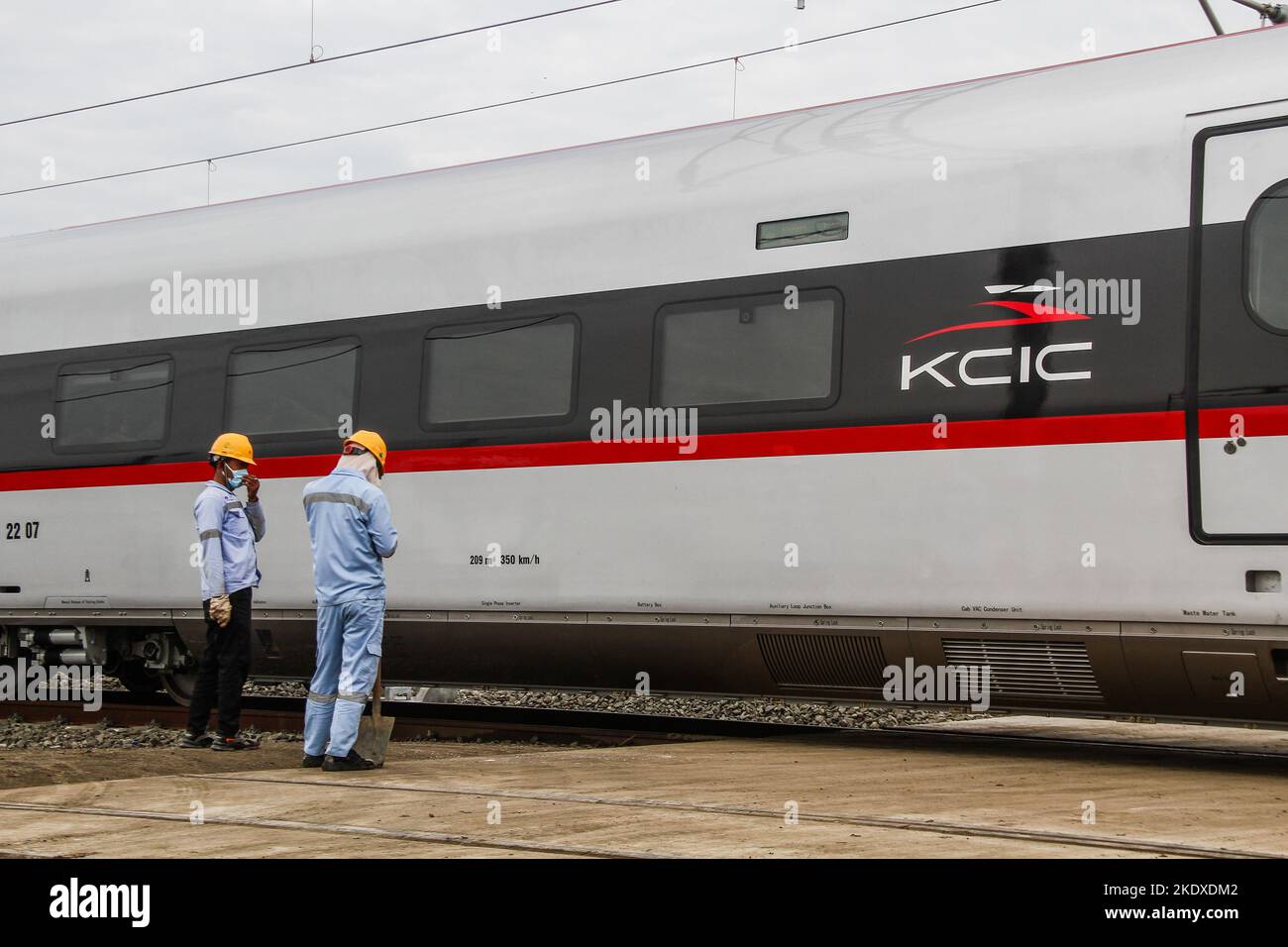 Bandung, West Java, Indonesia. 9th Nov, 2022. High Speed Train (KCJB ...