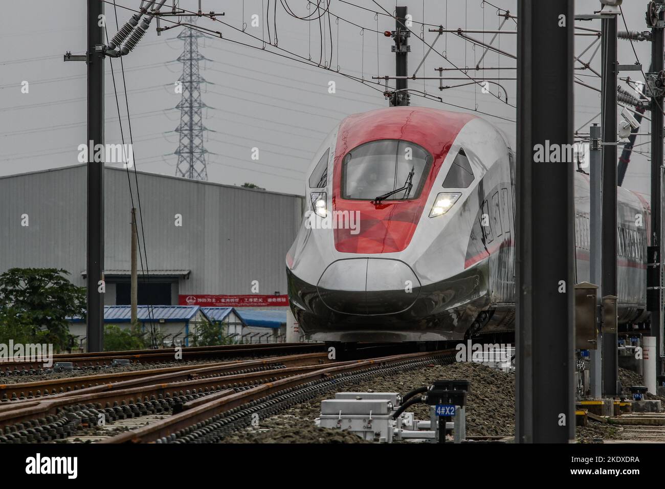 Bandung, West Java, Indonesia. 9th Nov, 2022. High Speed Train (KCJB ...