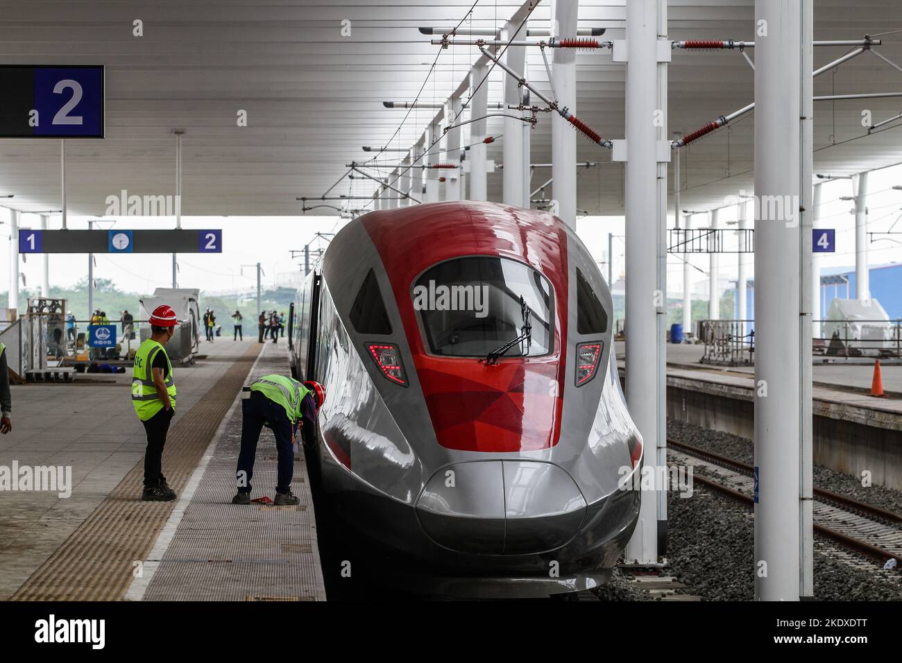 Bandung, West Java, Indonesia. 9th Nov, 2022. High Speed Train (KCJB ...