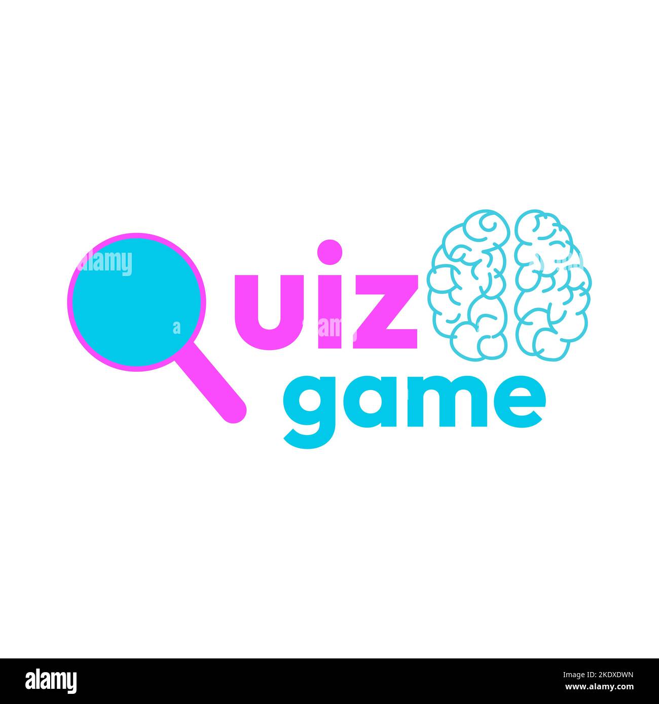Quiz Test Lottery Millionaire Menu Template Quiz Game Frame Flat