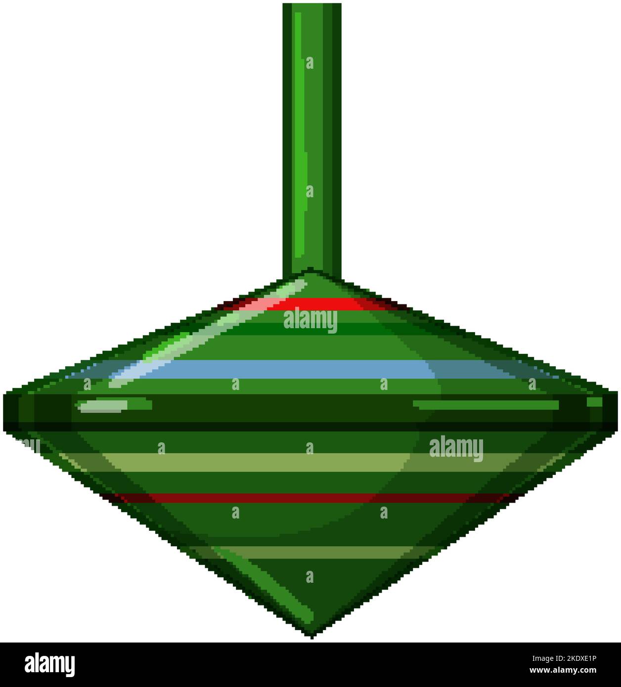 spin spinning top toy cartoon vector illustration Stock Vector Image ...