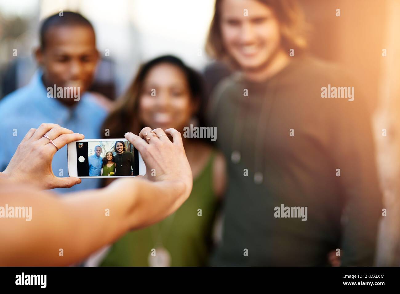 The smarter way to capture special moments. a group of young friends ...
