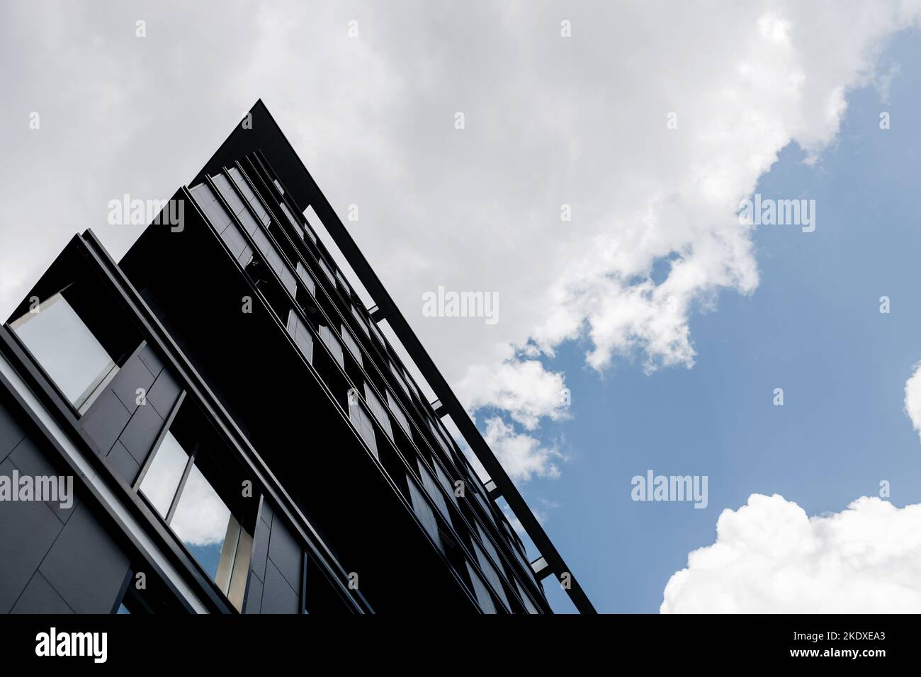 corner of a high-rise building. office architecture Stock Photo - Alamy