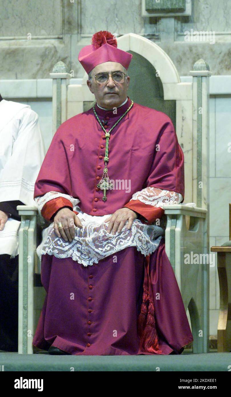 File photo dated 21/2/02 of Archbishop Mario Conti, the Emeritus ...