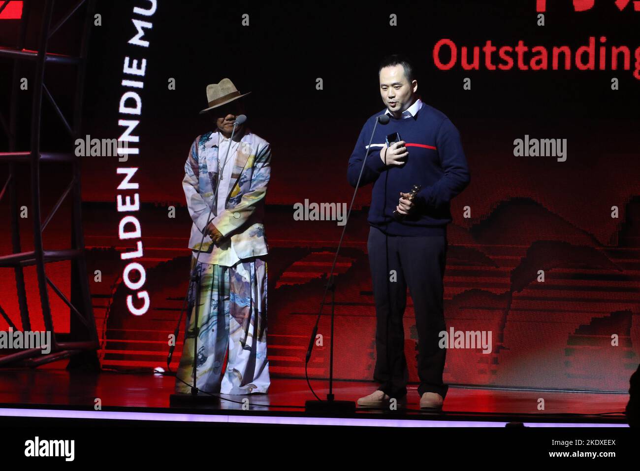 Taiwanese pop singer Chao Chuan on the 13th Golden Indie Awards ...