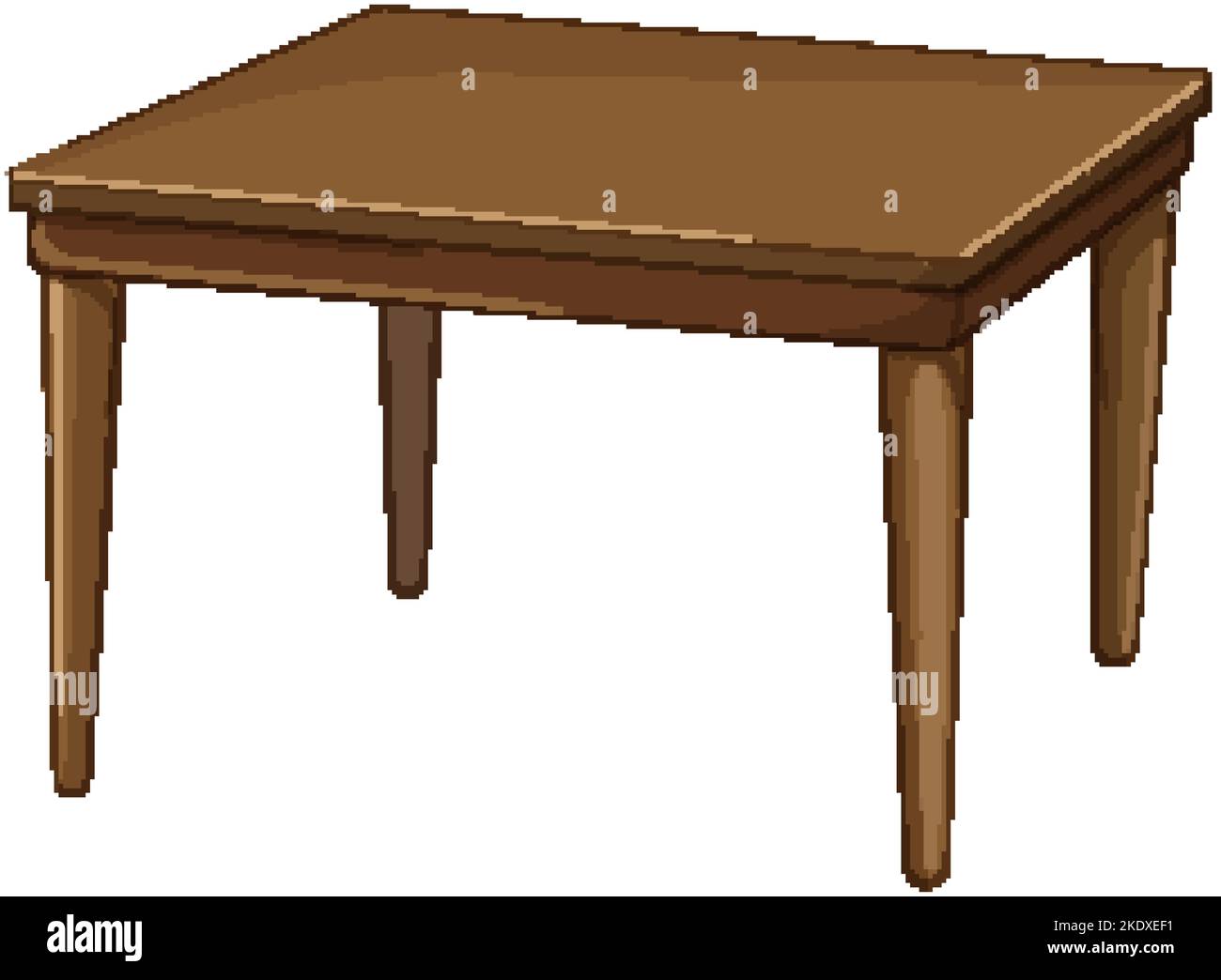 kitchen table dining cartoon vector illustration Stock Vector Image ...