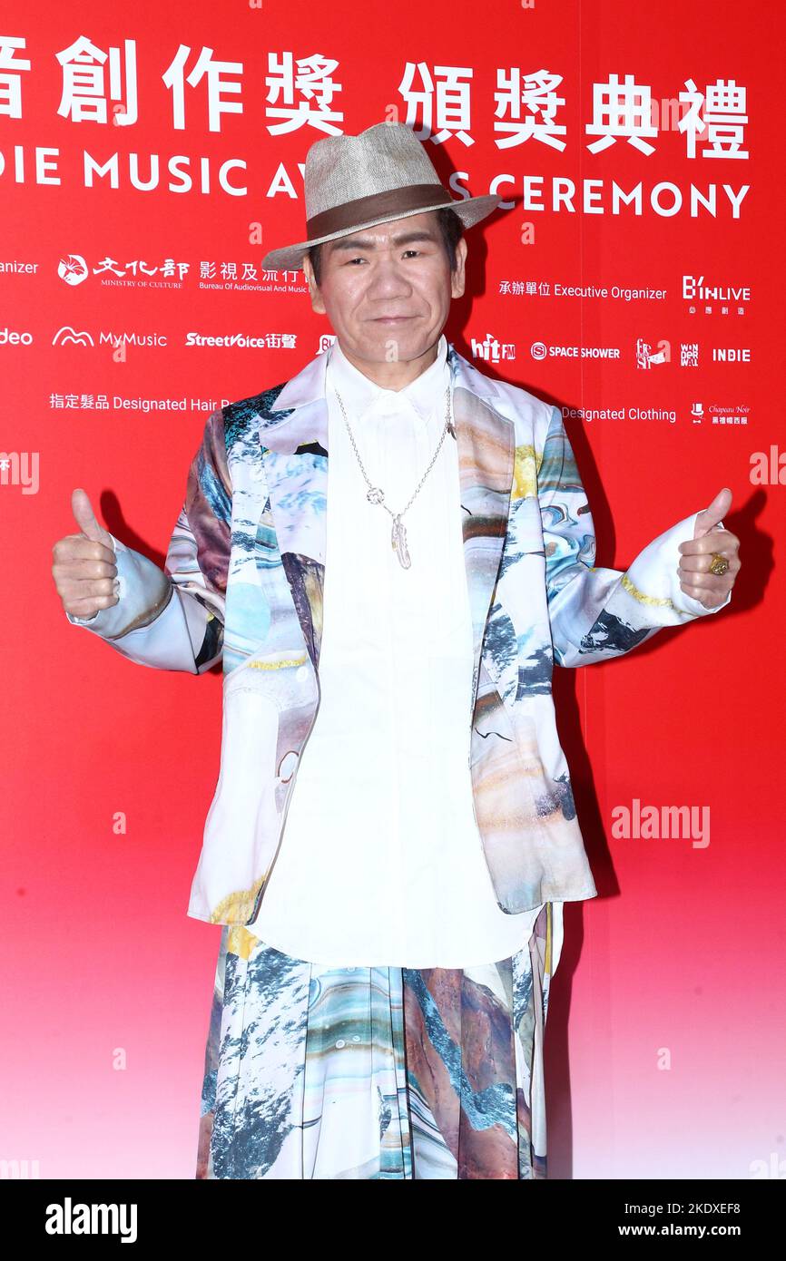 Taiwanese pop singer Chao Chuan on the 13th Golden Indie Awards ...