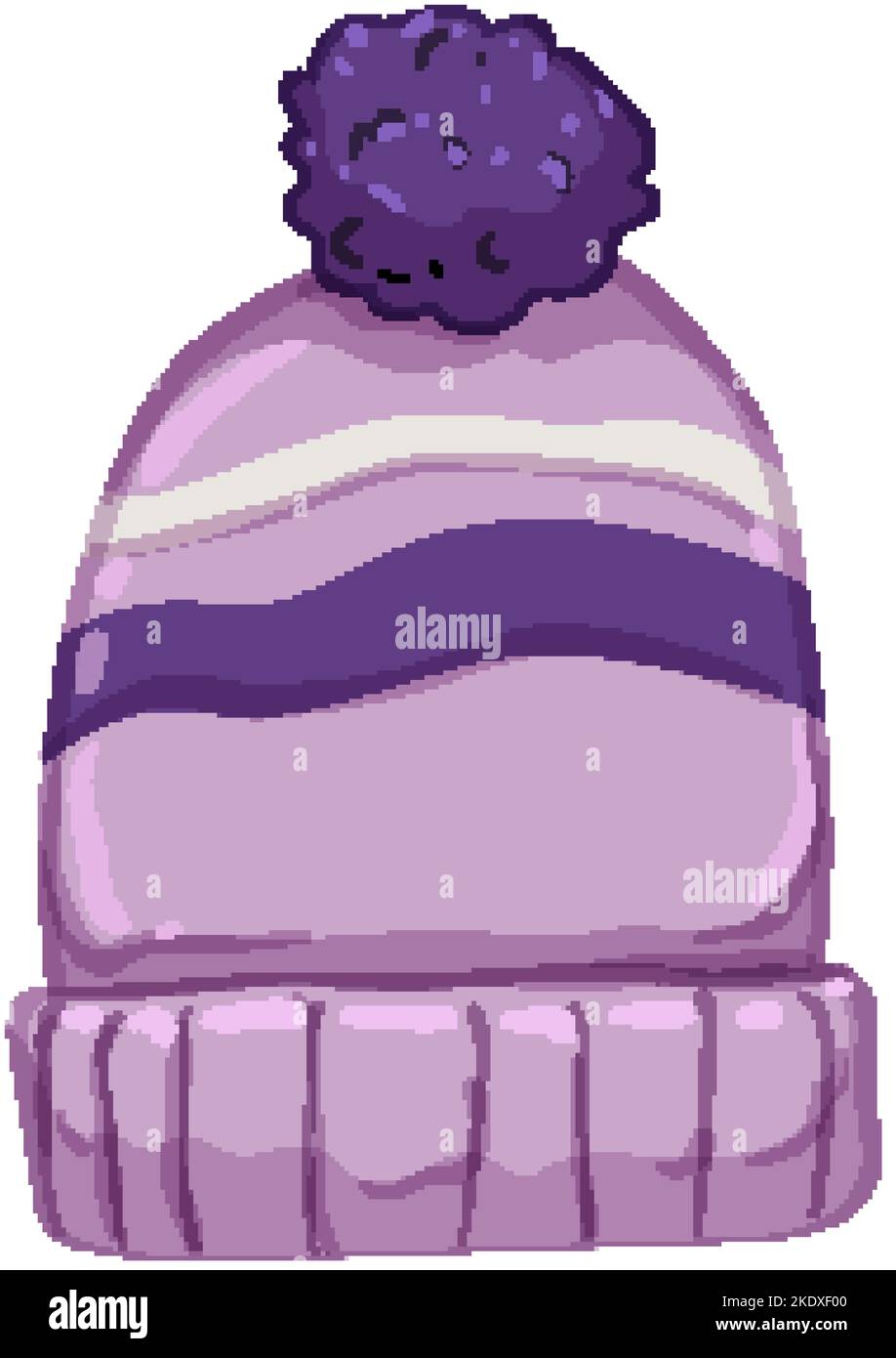 headwear winter hat kid cartoon vector illustration Stock Vector Image ...