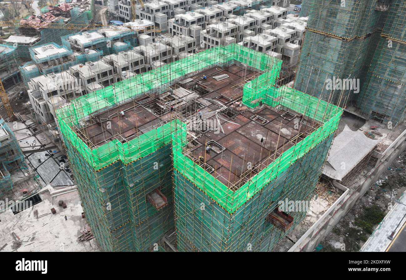 Aerial photos show the largest suspended buildings starting ...