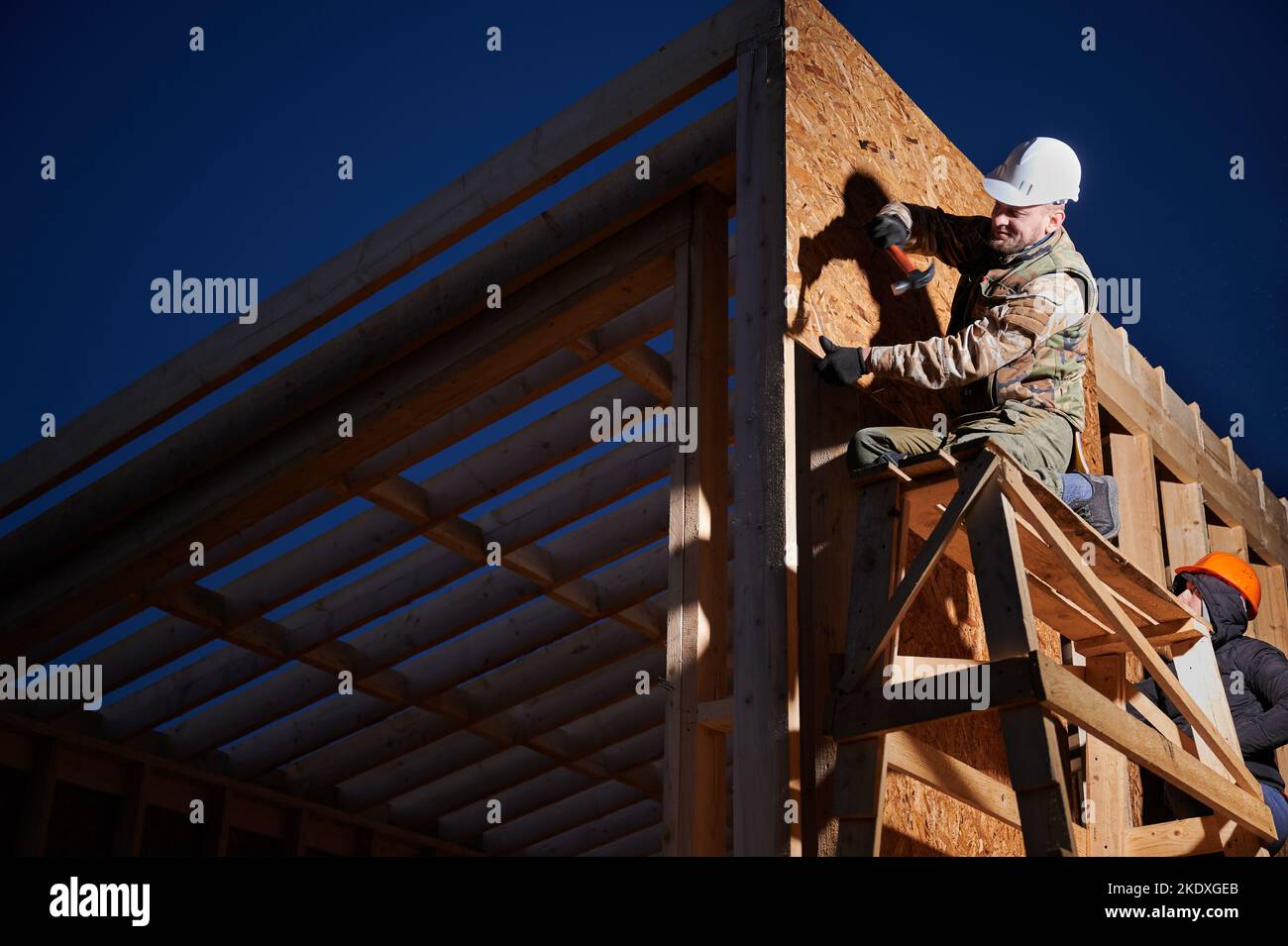 Timber frame panel construction hi-res stock photography and images - Alamy