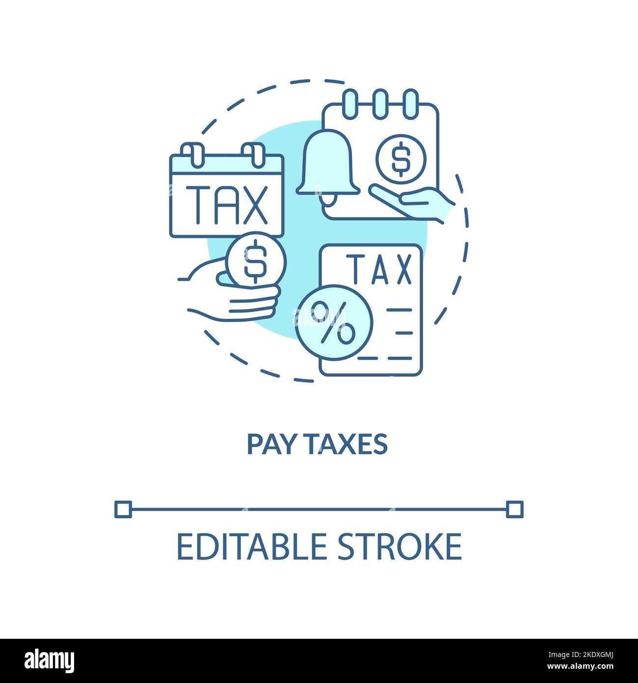 Payroll taxes symbol concept hi-res stock photography and images - Alamy