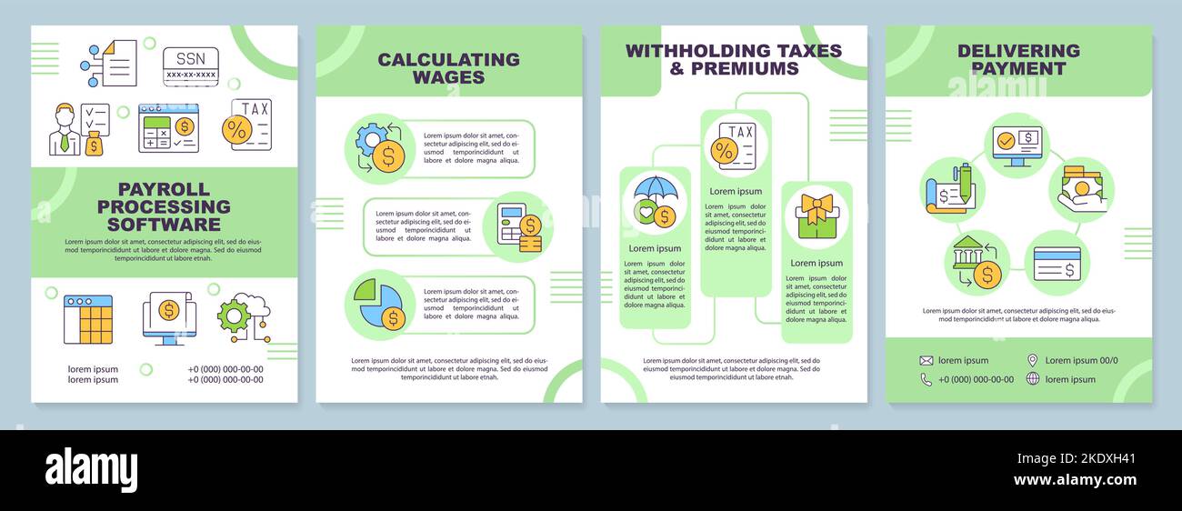 Payroll software Stock Vector Images - Alamy