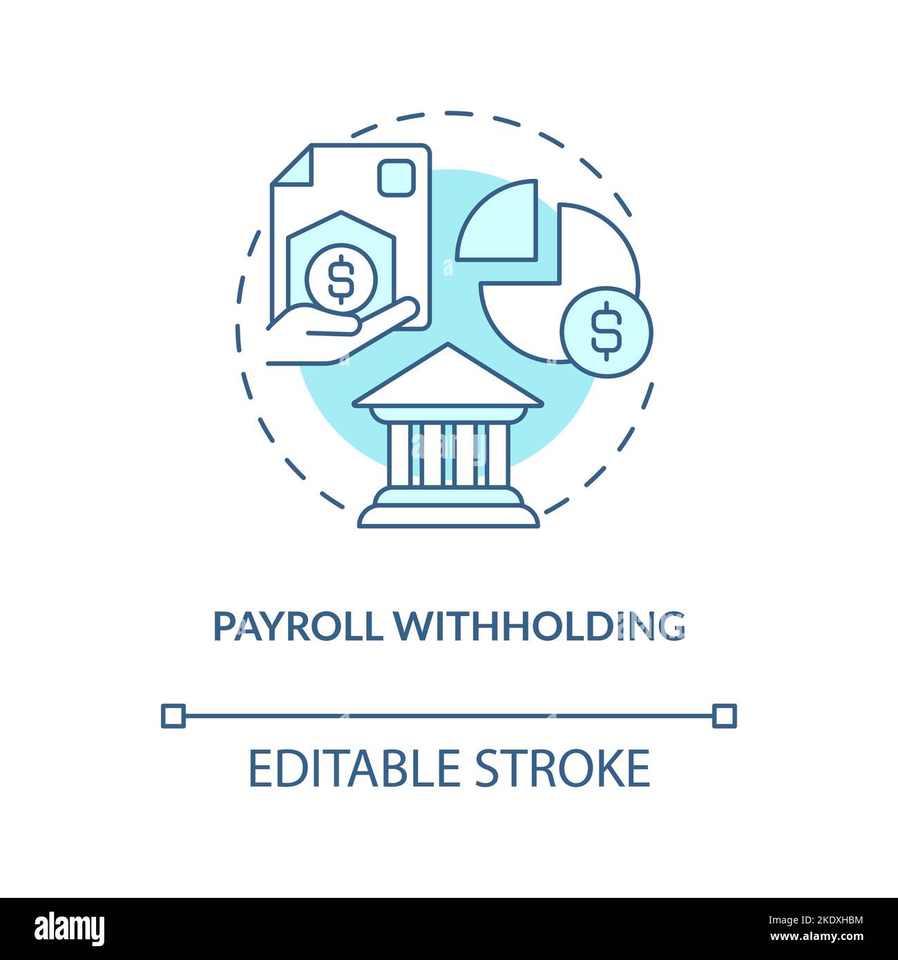 Payroll withholding turquoise concept icon Stock Vector Image & Art - Alamy Payroll withholding turquoise concept icon Stock Vector Image & Art - Alamy