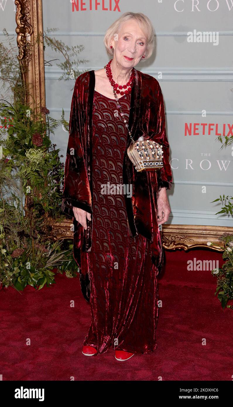 Nov 08, 2022 - London, England, UK - Marcia Warren attending The Crown ...