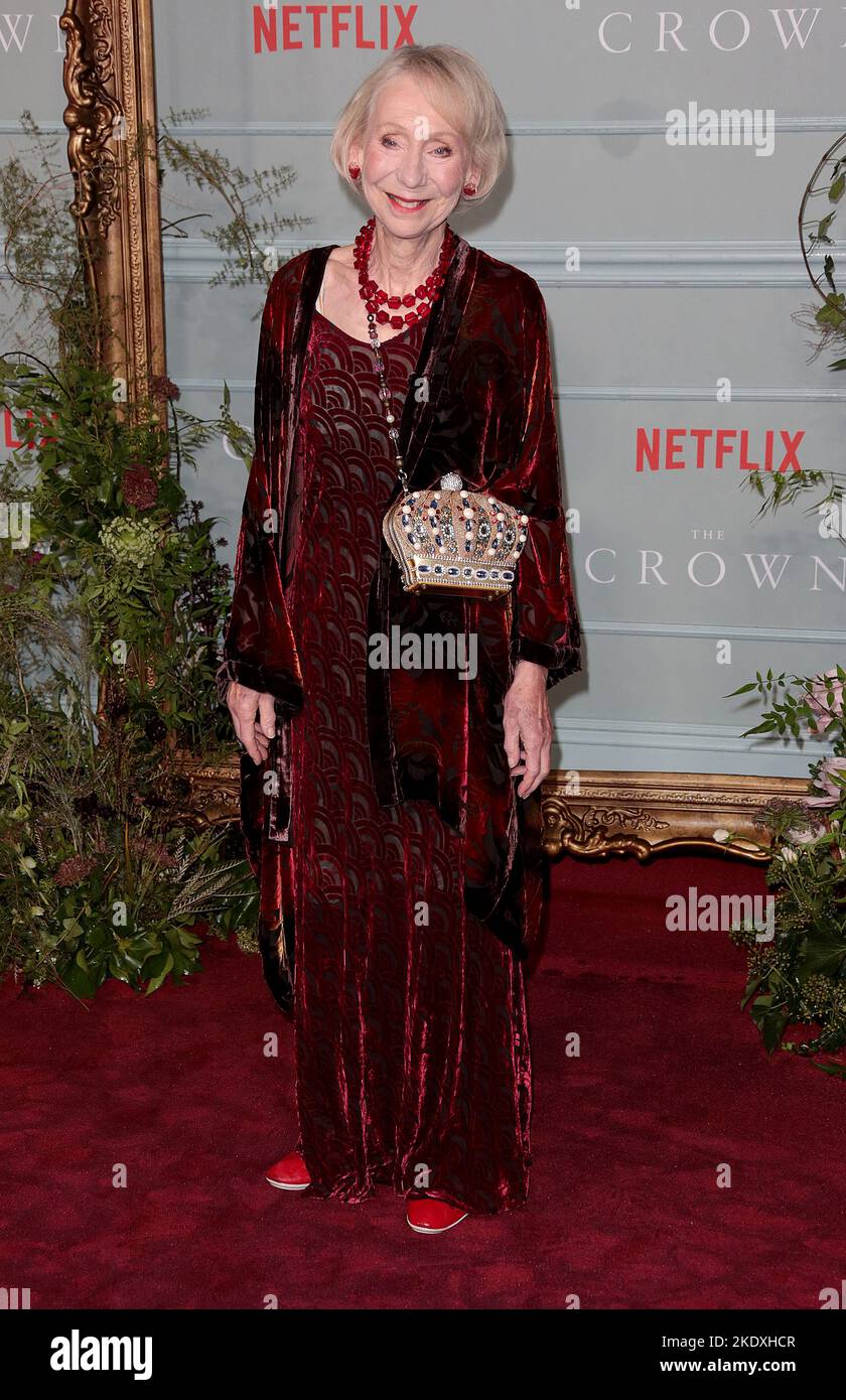 Nov 08, 2022 - London, England, UK - Marcia Warren attending The Crown ...