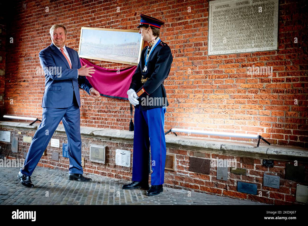 BREDA - King Willem-Alexander reopens Breda Castle, which has housed ...