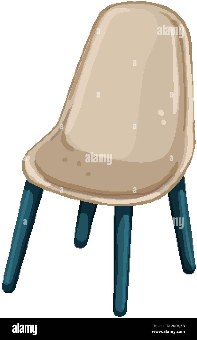 style kid chair cartoon vector illustration Stock Vector Image & Art ...