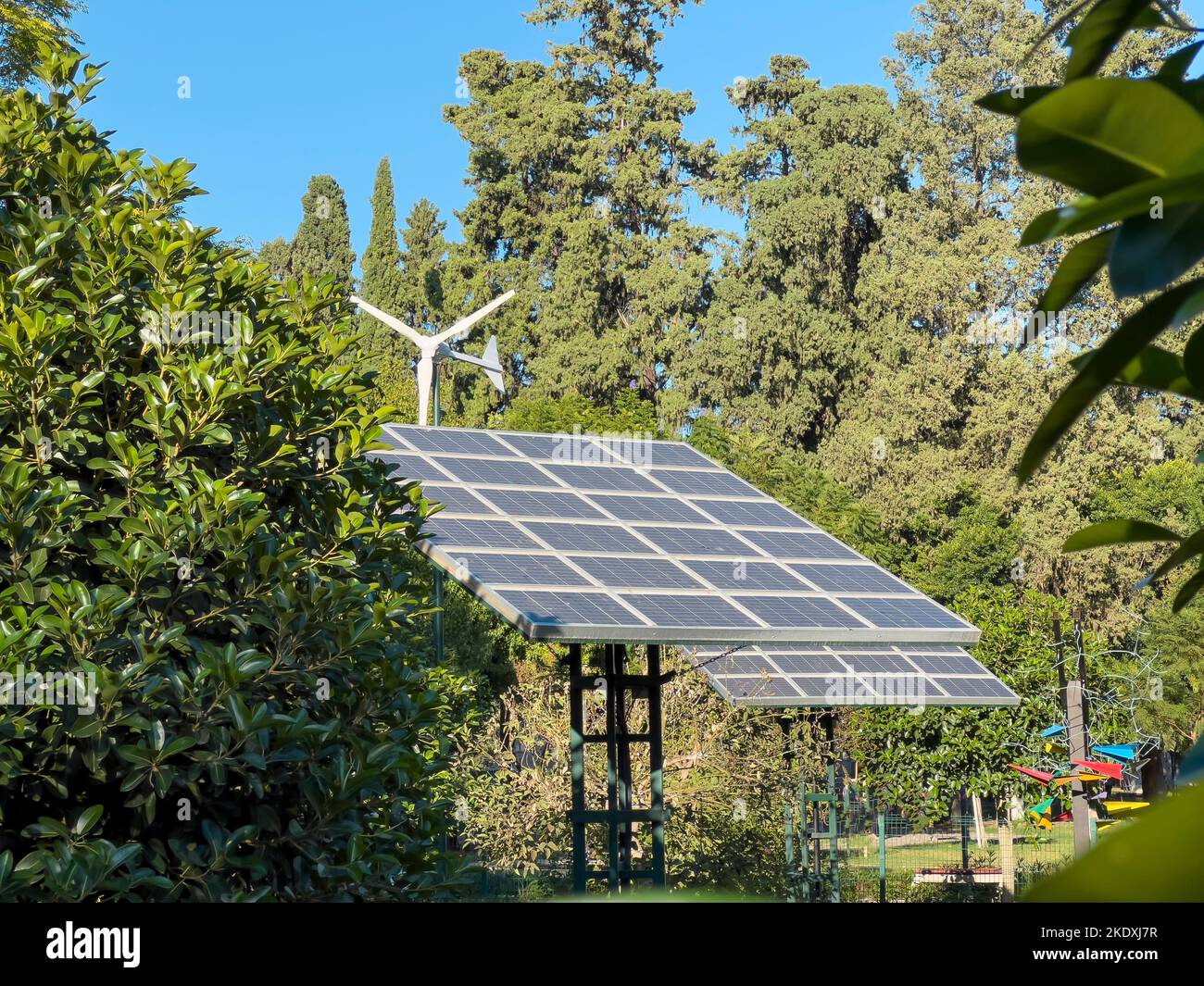Wind generator installed in hi-res stock photography and images - Alamy