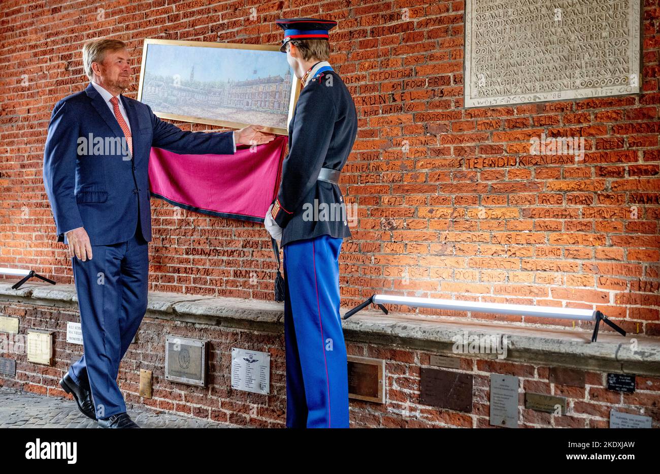 BREDA - King Willem-Alexander reopens Breda Castle, which has housed ...