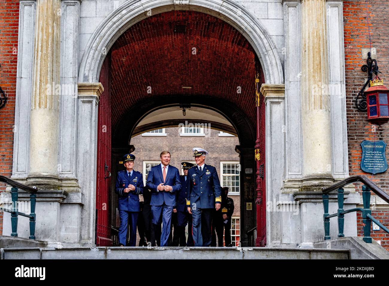 BREDA - King Willem-Alexander reopens Breda Castle, which has housed the Royal Military Academy ...