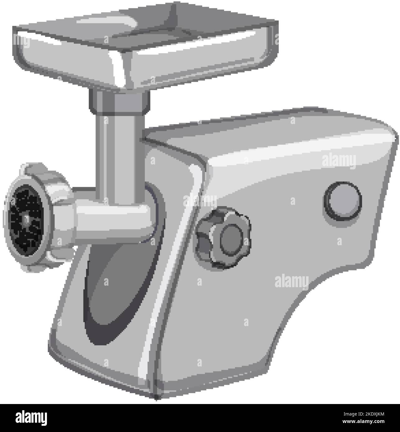 cooking meat grinder cartoon vector illustration Stock Vector Image ...