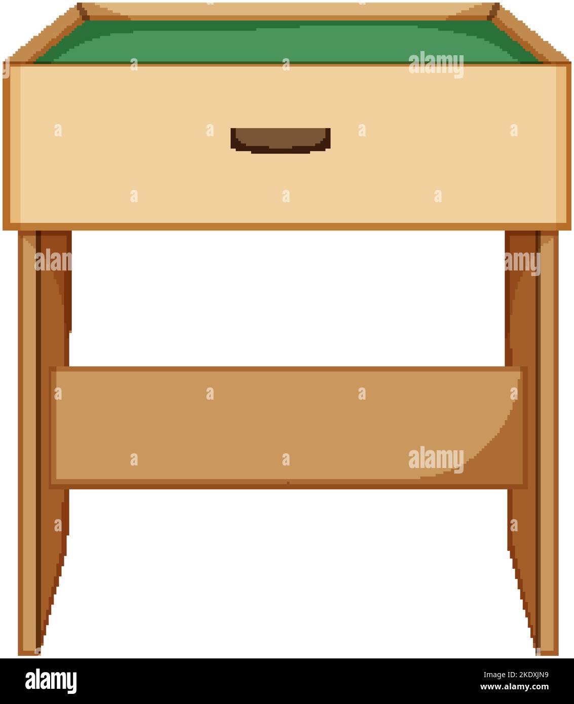 education kid table cartoon vector illustration Stock Vector Image ...