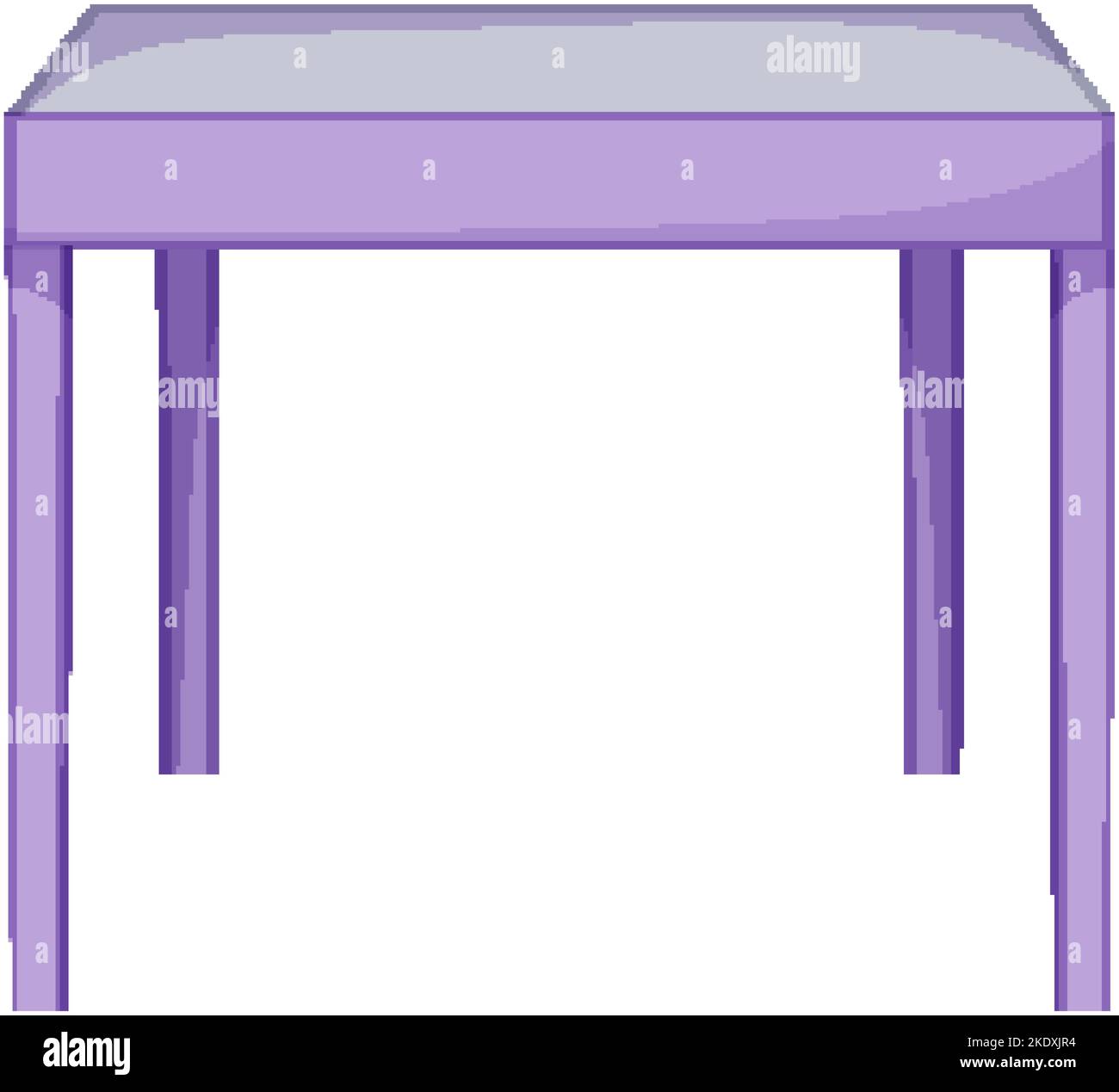 interior kid table cartoon vector illustration Stock Vector Image & Art ...