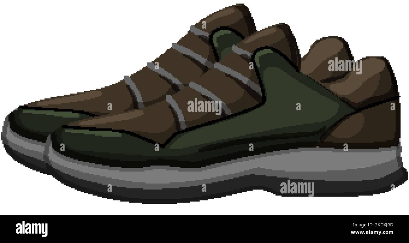 footwear man shoes cartoon vector illustration Stock Vector Image & Art ...